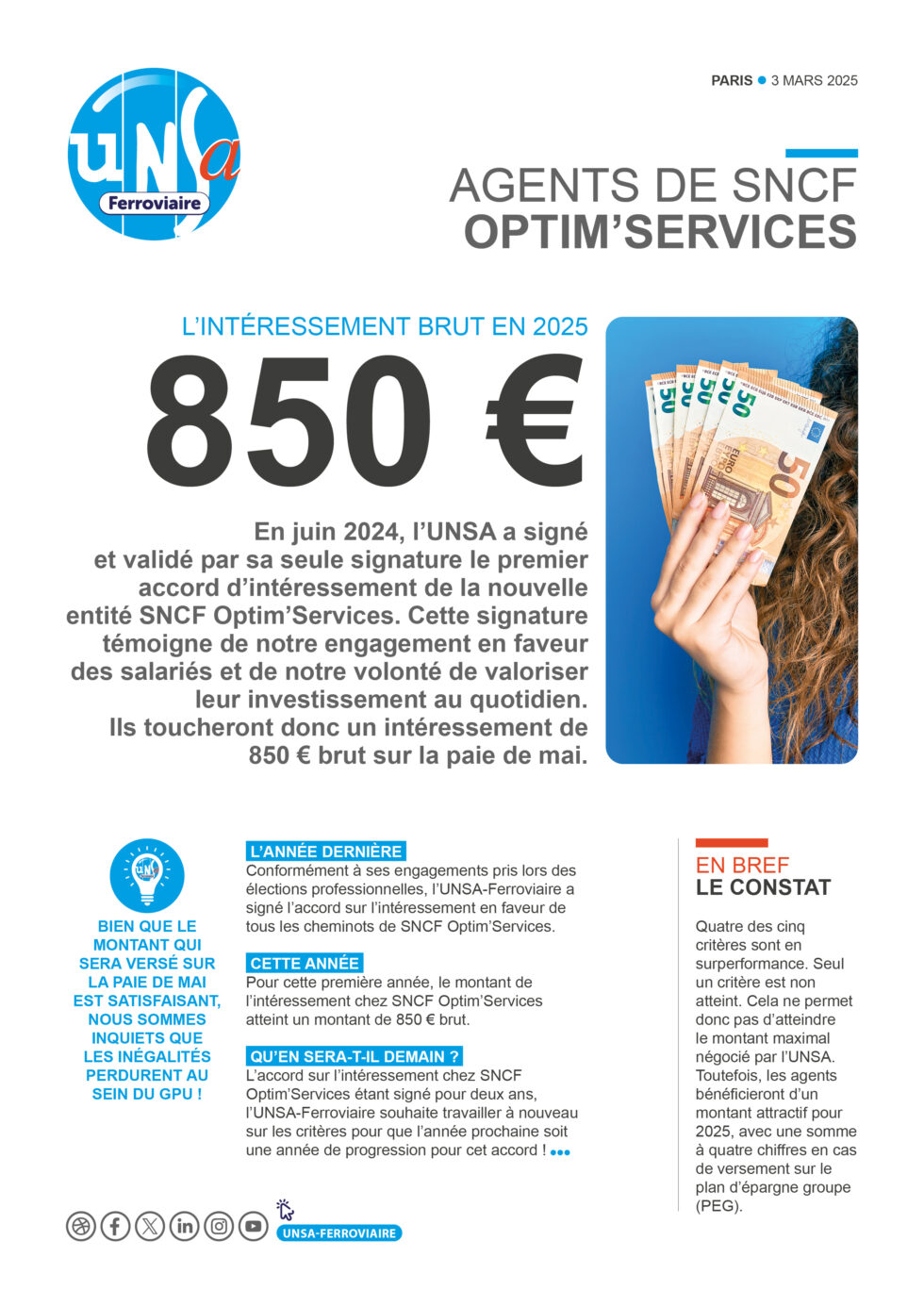 SNCF Optim'Services - UNSA-Ferroviaire