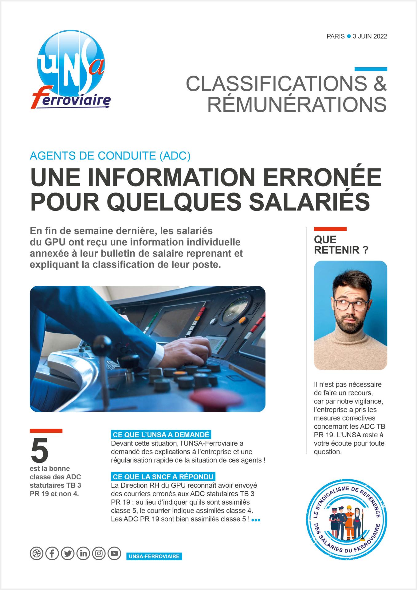Agents de conduite - UNSA-Ferroviaire