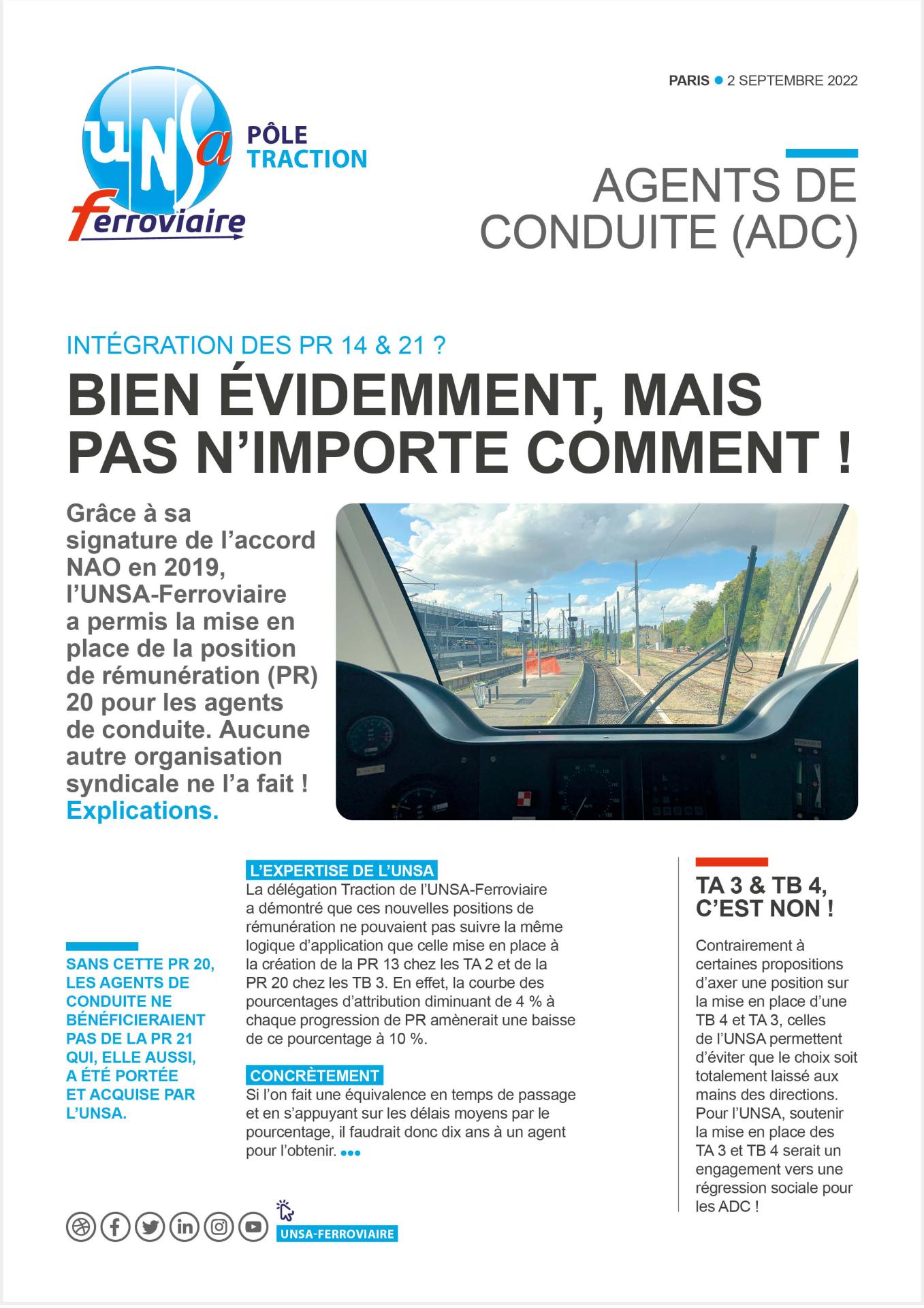 Agents de conduite - UNSA-Ferroviaire