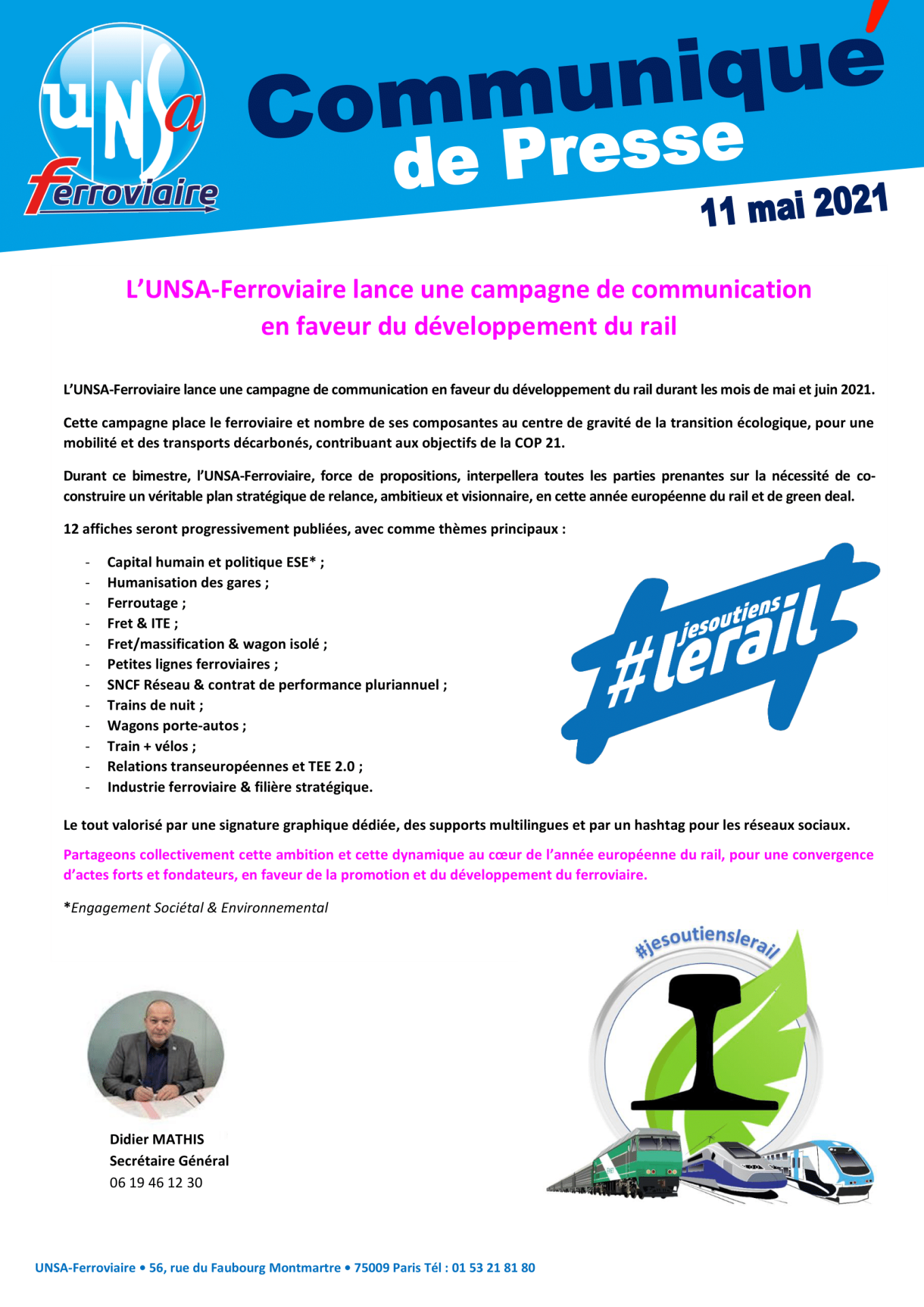 #JESOUTIENSLERAIL - UNSA-Ferroviaire