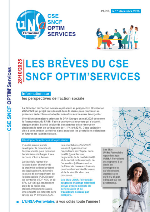 Optim'services : compte-rendu du CSE du 18 octobre 2025